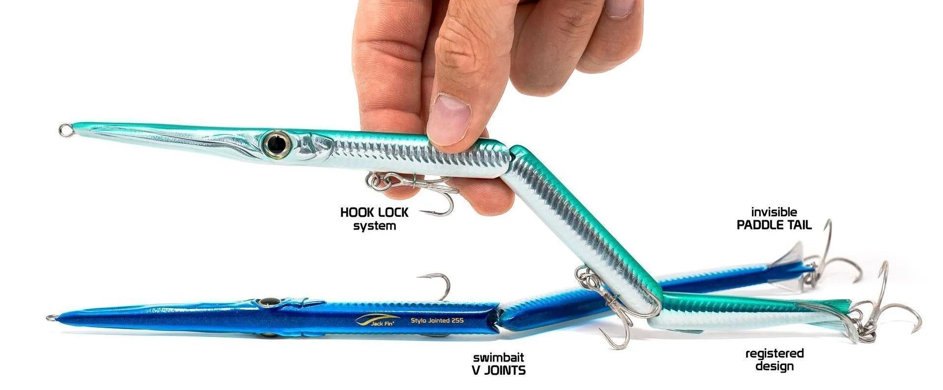 Jack Fin Stylo Jointed 255 Sahte Yem Blue